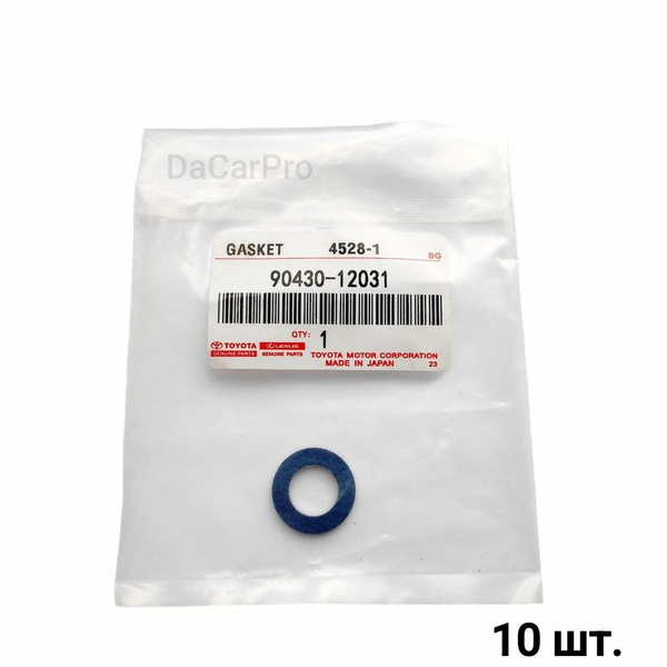Прокладка сливной пробки 10 шт. 9043012031 Toyota Corolla, Camry, RAV4 ...