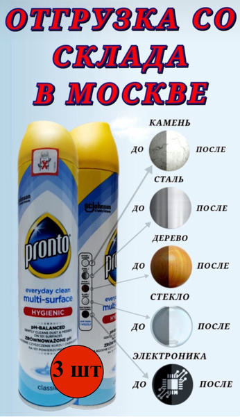 Pronto Полироль для мебели 250мл - купить с доставкой по выгодным ценам ...