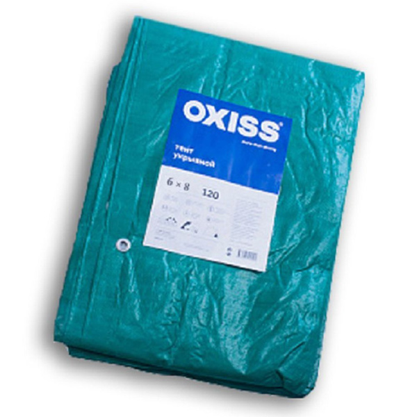 Тент укрывной OXISS 20/6/8, зеленый - купить по выгодным ценам в ...