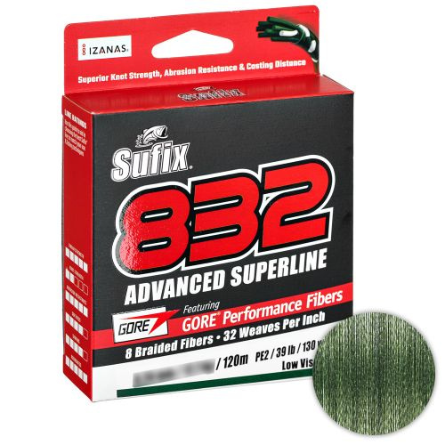 Плетеный шнур для рыбалки SUFIX, 120 м купить c доставкой на OZON по низкой цене (765970437)