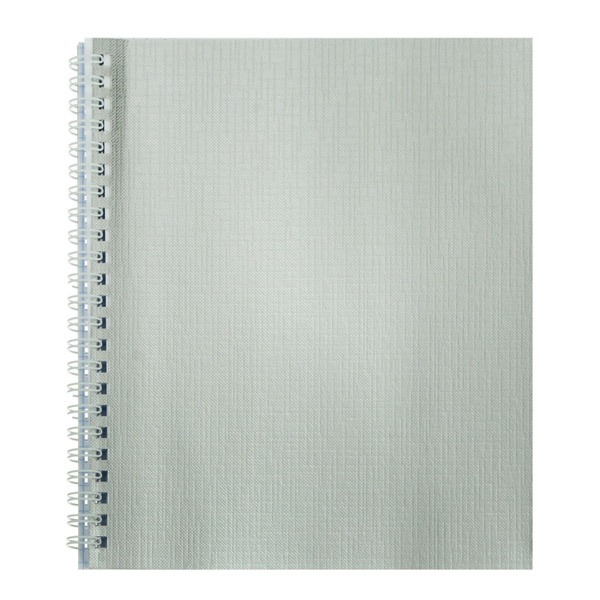 Тетрадь 96 листов в клетку на гребне Серебро. METALLIC, бумвинил, Универсальная Hatber - купить ...