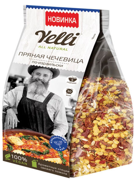 Чечевица пряная YELLI По-израильски, 250г купить на OZON по низкой цене ...