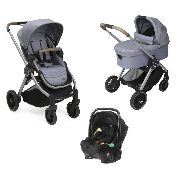 Прогулочная коляска Chicco Trio Best Friend Pro Magnet Grey 0+, для ...