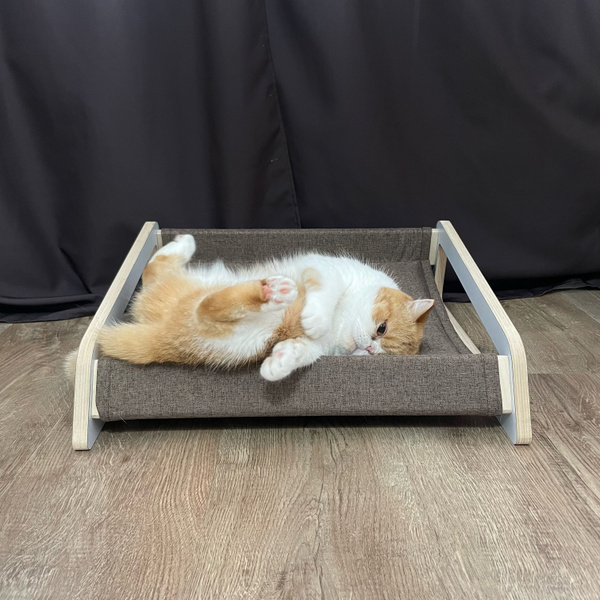 Лежанка для котов и кошек на пол, диван, подоконник, батарею. цвет ...