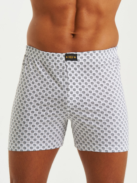 Трусы Мужской Dagi боксеры Хлопок белый иней, размер 50, 52 Средняя Турция Домашний купить c ...