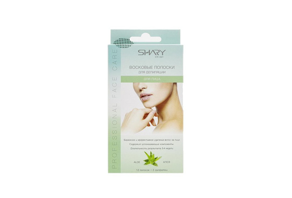 Восковые полоски для лица Shary ALOE, 18 мл купить на OZON по низкой ...