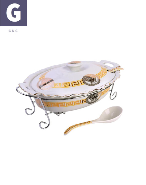 Мармит с подогревом от свечи форма для запекания 2,5 л - купить с ...