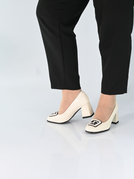 Туфли Женский Ascalini Кожа натуральная лакированная, размер 38 Стандартный средний (до 9 см) 9 ...