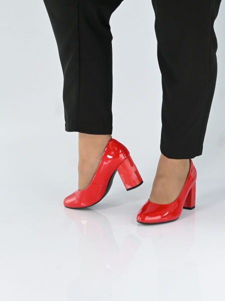 Туфли Женский Ascalini Кожа натуральная лакированная, размер 36 Стандартный средний (до 9 см) 9 ...