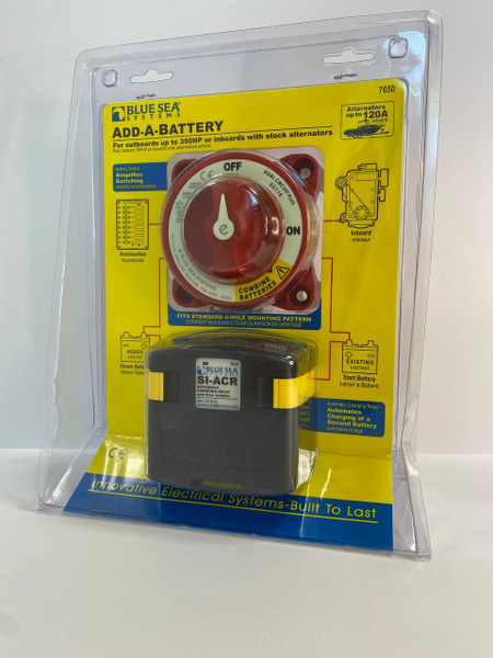Комплект для зарядки батарей Blue Sea Add-A-Battery Kit 7650 120 Ампер ...