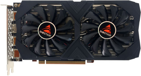 Видеокарта Biostar Radeon RX 6600, 8 ГБ PCI Express 4.0 DisplayPort ...
