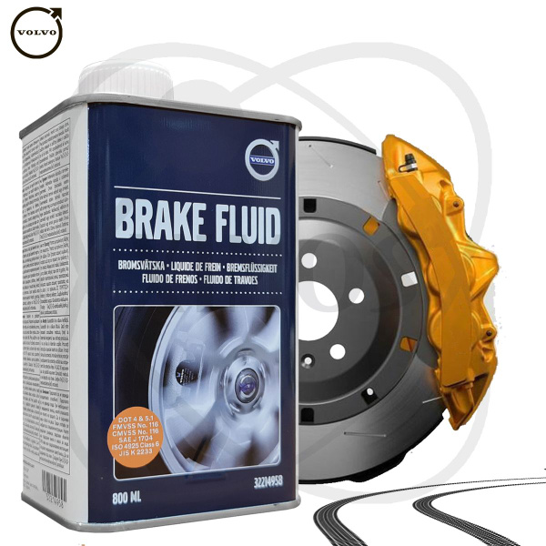 Жидкость тормозная Volvo DOT4&5.1 DOT 4 - купить по доступной цене в ...