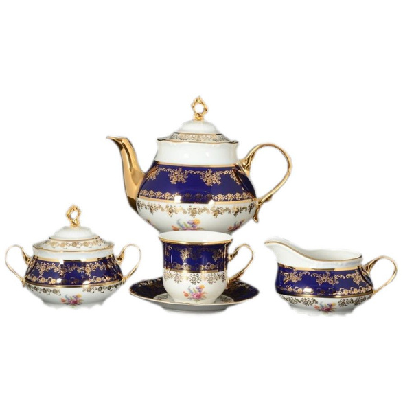 Сервиз чайный с чайником Thun, на 4 перс. - купить по выгодной цене в интернет-магазине OZON ...