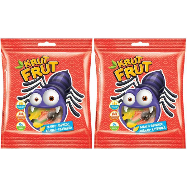 Мармелад Krut Frut паучки 100 г, набор: 2 штуки купить на OZON по низкой цене (1682848396)