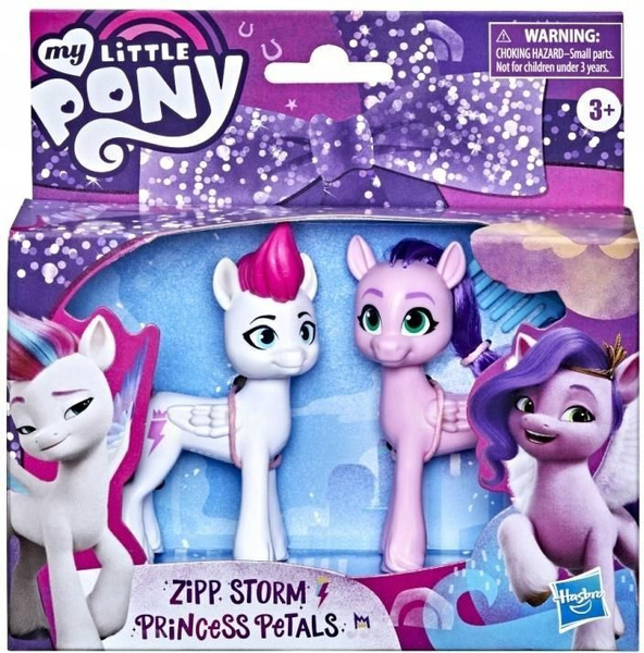 Фигурки My Little Pony Zipp Storm & Princess Petals F3801 - купить с ...