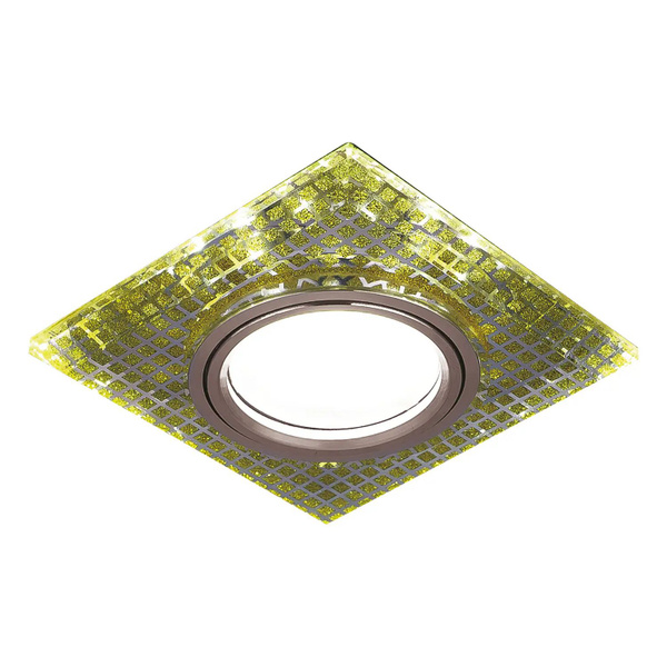 Светильник LED Gauss Backlight BL077 квадратный Золото, Кристалл ...