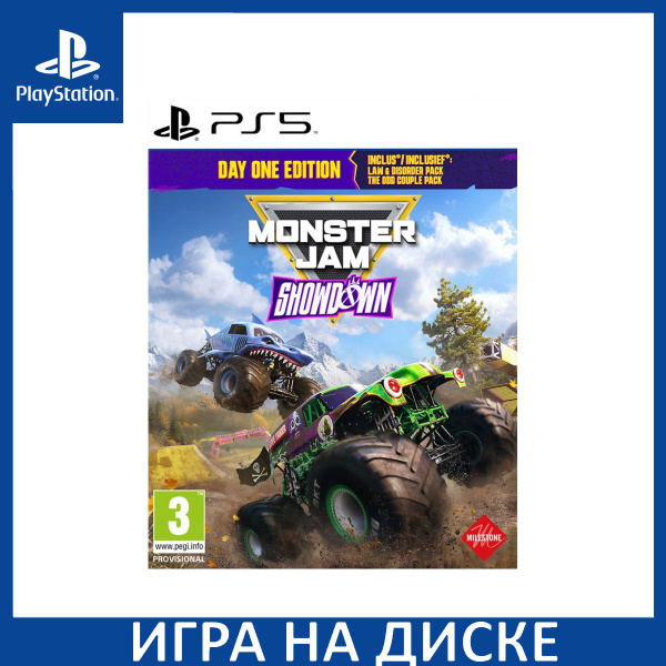 Игра Monster Jam Showdown Day One (Day One Edition) PS5 Диск (PlayStation 5, Английская версия ...