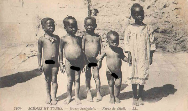 Антикварная открытка "Типы Синегальцы", 1910-1930 - купить с доставкой по выгодным ценам в ...