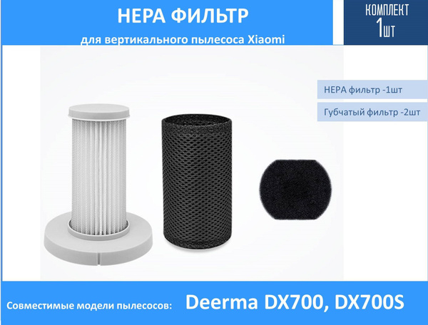 Сменный сетчатый HEPA фильтр для вертикального пылесоса Xiaomi Deerma ...