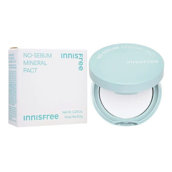 Бесцветная минеральная матирующая компактная пудра No-Sebum Mineral ...