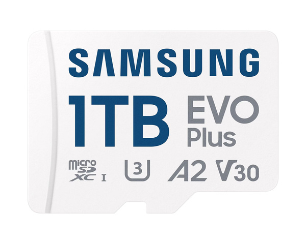Samsung 1 ТБ Карта памяти EVO Plus (MB-MC1T0SA/APC), Class 10, белый ...