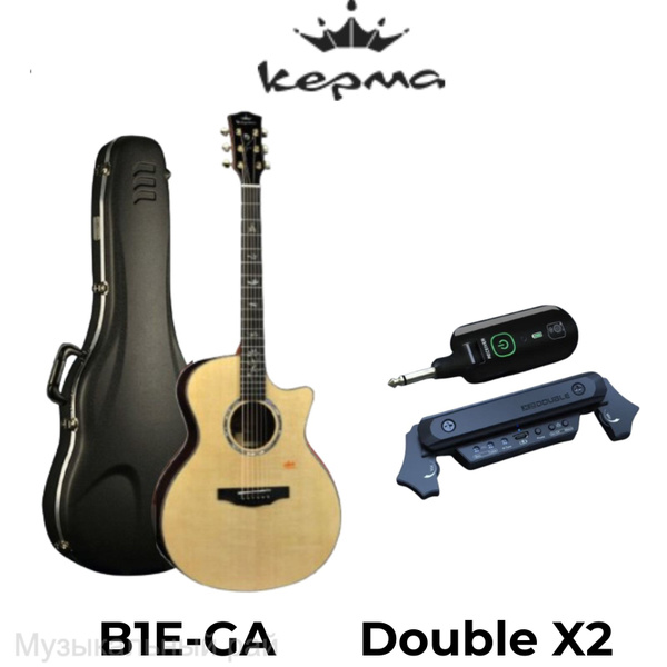 Электроакустическая гитара Kepma B1-GA С самовывозом 6-струнная 41 ...
