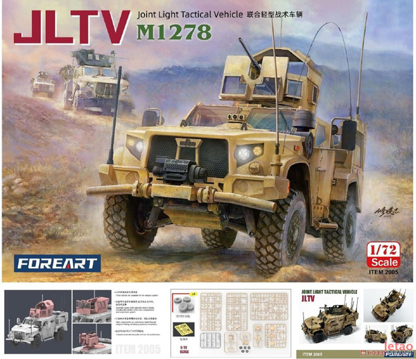 Fore Hobby 2005 1/72 Модельный комплект M1278 JLTV (Joint Light Tactical Vehicl) letao - купить ...