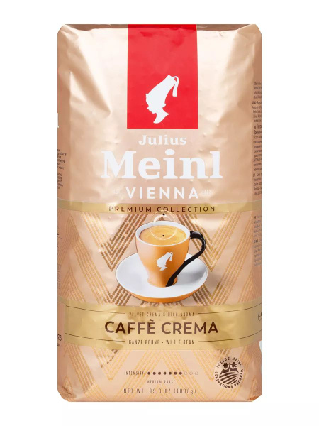 Кофе в зернах Юлиус Caffe Crema Premium Collection 1 кг купить на OZON ...