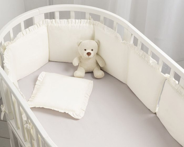 Бортик в кроватку Perina Lovely Dream универсальный айвори купить на ...