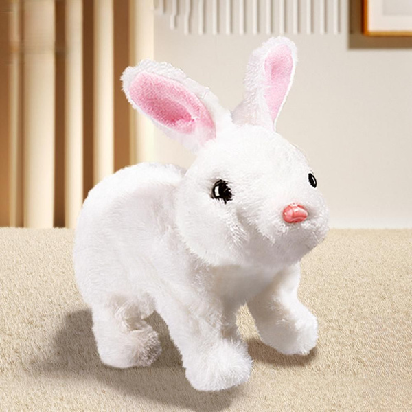 Детская электрическая плюшевая игрушка-симулятор кролика купить на OZON ...