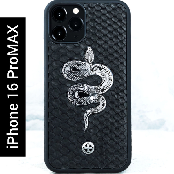 Чехол iPhone 16 Pro Max / Premium Euphoria Metal Snake Python ...