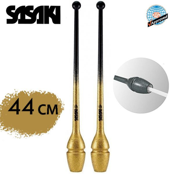 Булавы SASAKI M-34JKGH 44см. BxGD (Черный-Золотой) FIG купить c ...