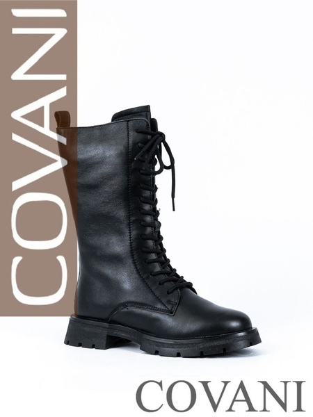 Полусапоги Женский Covani, размер 36 черный Зима H Толстый каблук Китай купить c доставкой на ...