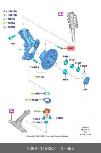 Болт крепежный автомобильный, 1 шт. купить c доставкой на OZON по ...