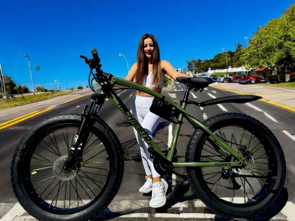 Велосипед горный Richiesto Фэтбайк 26" колёса, Рама 21" Взрослый ...