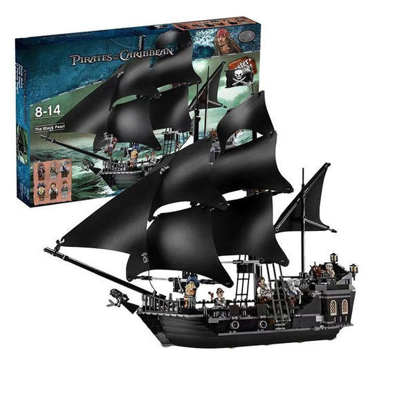 Кубики LEGO 804 Черная жемчужина Пираты Карибского моря(6 штук кукла+С ...