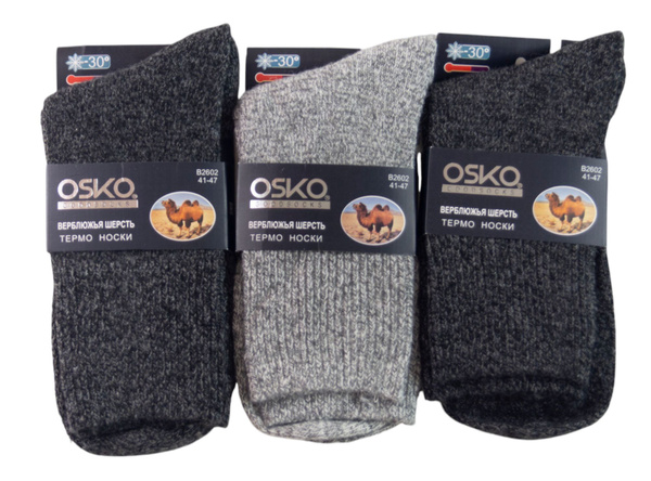 Термоноски Osko Набор, 3 пары купить на OZON по низкой цене (1710673247)