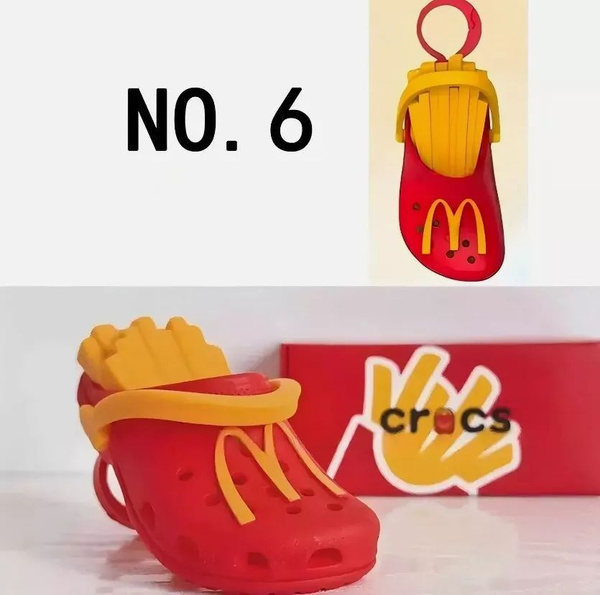 Брелок McDonald's Mini Crocs 2024,Вкусно и точка купить на OZON по ...