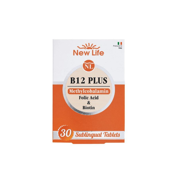 New Life B12 Plus (B12 Плюс) 30 сублингвальных таблеток купить на OZON ...