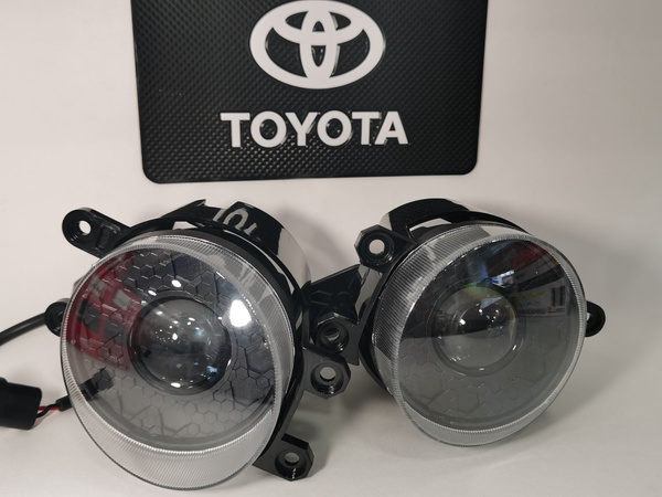 Линзованные птф для Toyota LC Prado J150 (2009-2017гв) (Ближний свет ...