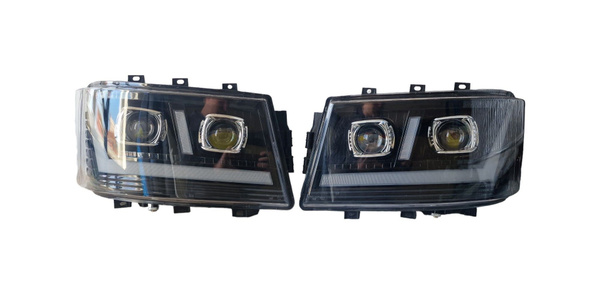 Фары для SCANIA 6 поколение, комплект 2шт. LED-линзы купить на OZON по ...