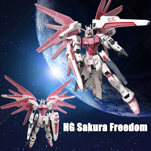 HG Sakura Freedom Gundam 1 :144 Игрушечная фигурка Модель ,Включает в ...