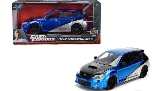 Машинка JADA 99514 fast&furious brian's subaru impreza wrx sti 1:24 купить на OZON по низкой ...