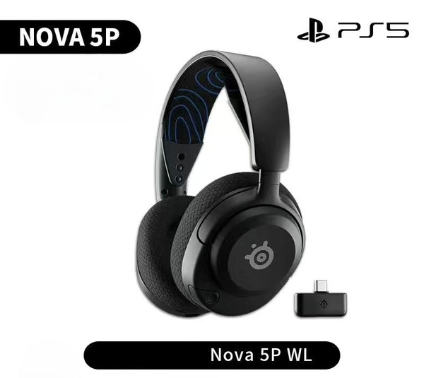 SteelSeries Arctis Nova 5P WL Беспроводная игровая гарнитура для Playstation Tempest 3D Audio 2 ...