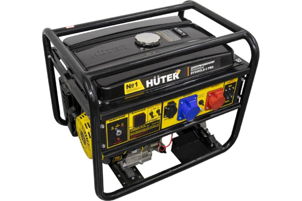 Электрогенератор Huter DY9500LX-3 PRO-электростартер 380В/220В 64/1/77 ...