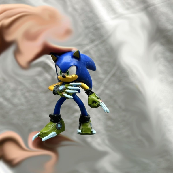 Характеристики Модель Sonic Sonic hand-made Super Hedgehog Kid высотой ...