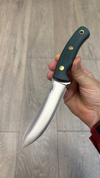 Туристический нож Траппер Elmax зеленый купить на OZON по низкой цене (1765872288)