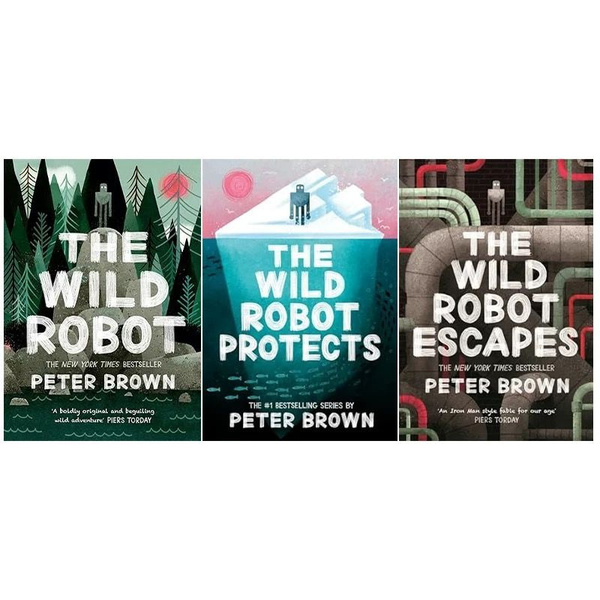 The Wild Robot Peter Brown 3 volumes купить на OZON по низкой цене ...