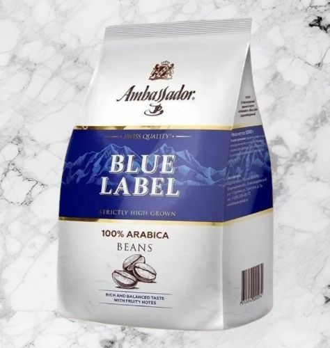Кофе в зёрнах Ambassador Blue Label, 1 кг купить на OZON по низкой цене ...