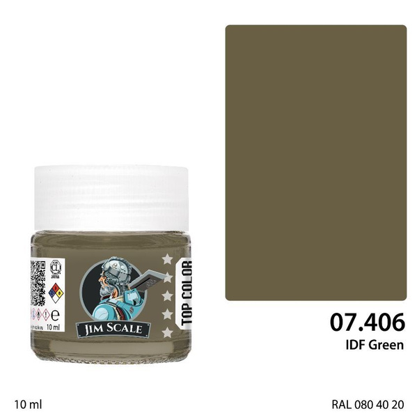 Спиртовая краска для сборных моделей Jim Scale: IDF Green 10мл купить ...
